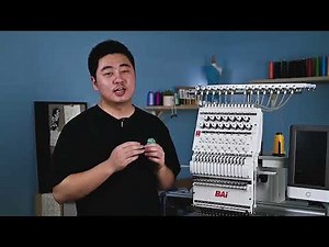How to Replace the Thread on the BAI THE MIRROR Embroidery Machine for beginners