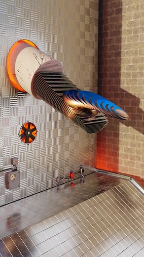 Unique Angular Light Fixture in Modern Bathroom Design