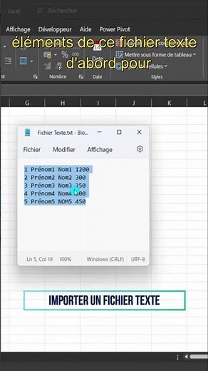 Excel Import a Text file