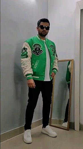 H&M Baseball Jacket Outfit For Men | H&M Varsity Jacket #varsityjacket