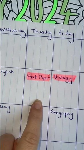 Create a study timetable with my ✨Rule of 3✨ and be prepared for exam season