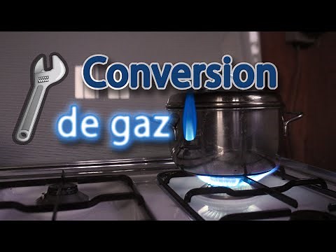 Conversion d'une gazinière au butane: injecteurs et réglages.