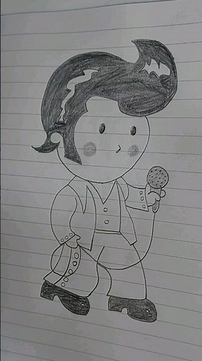 How To Draw a Cartoon of Elvis Presley