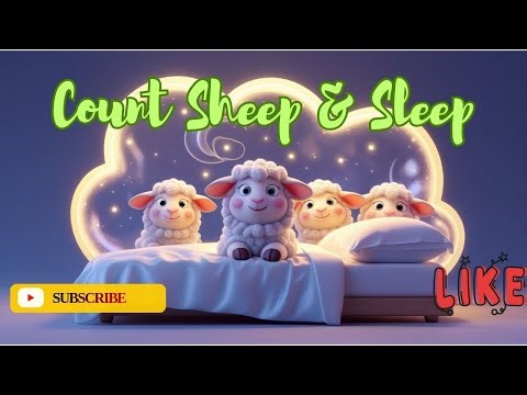 Count the Little Sheep 🐑 | Sweet Bedtime Lullaby for Kids 🌙 Sleep Song for Toddlers