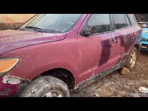 Panel beating an accident Hyuindai santafe