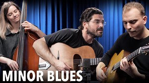 The "Minor Blues" was not only one of Django Reinhardt’s iconic "tunes", it was also the very first lesson we recorded for the GypsyGuitarAcademy. Here’s a fresh trio version with my Munich Connection Trio - now also available as a full playalong inside the Academy! 👨‍🎓Minor Blues - Lesson: https://gypsyguitaracademy.com/lessons/minor-blues ------------- Guitar: Joscho Stephan Guitar: Raffael Müller Bass: Julia Hornung ------------ 💿 Music: https://www.joscho-stephan.de/shop 📸 Instagram: htt
