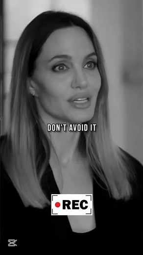 “Keep Going.” Angelina Jolie’s Message on Pushing Through Tough Moments #nevergiveupmessage