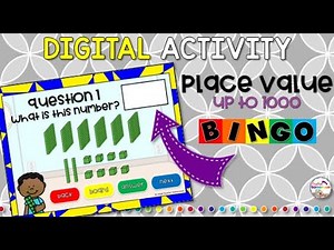 Place Value Bingo PowerPoint Game Video