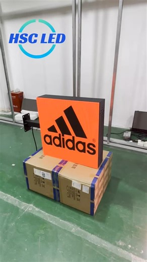 Alice Zhao on Instagram: "P1.8 Double-Sided Logo LED Screen #hscled #leddisplay #ledpanel #ledscreen #ledwall #ledcube #ledposter #hscleddisplay"