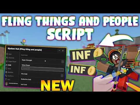 *NEW* Fling Things and People Script (PASTEBIN 2026) ( SUPER THROW , DAMAGE, ANTI GRAB, SILENT AIM )