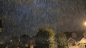 Relaxing Animation Heavy Rain Falling On Stock Footage Video (100% Royalty-free) 3834473109 | Shutterstock