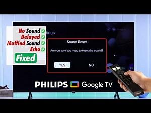 Philips Google TV: How to Reset Audio/Sound Settings! [Fix Audio Issues]