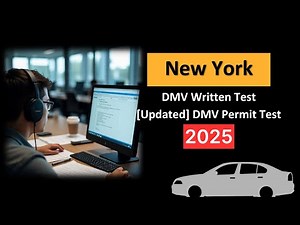 New York DMV Written Test 2025 [Updated] DMV Permit Test NY Questions and Answers
