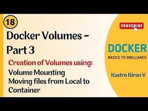 Docker | 18 | How to create a Docker Volume? I Using Dockerfile and CLI | Kastro Kiran V