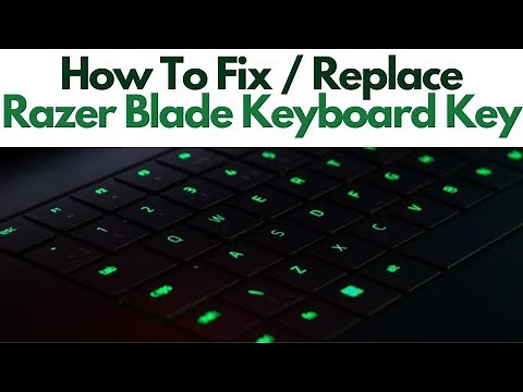 How To Fix Replace Keyboard Key for Razer Blade Gaming Laptop Computer