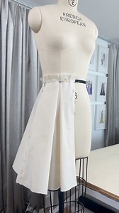 264K views · 5.8K reactions | Today...I am draping an A-Line Skirt with a Box Pleat and...a HIDDEN POCKET!To watch the full video tutorial go to my YouTube Channel, "Fashion School with Nick Verreos" ‍♂️✂️ here: https://youtu.be/uAVoN_kxgqg?si=nTTjRuUaRYB_iFkg | Nick Verreos | Facebook