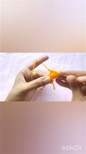 One Puff 🌼 Flower & You’ll Want to Crochet More! #knittig #flowers #shorts #easycrochet