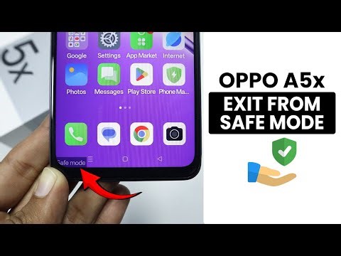 How to Exit From Safe Mode in Oppo A5x - Turn Off Safe Mode