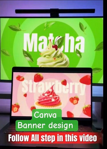 how to design a banner 🌄 in 48 seconds | Canva tutorials #graphicdesign #canva #banner #shortvideo