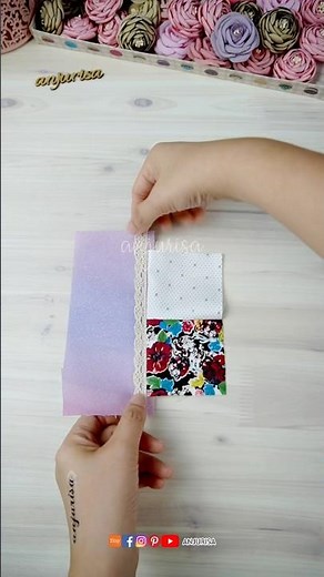 Scrap fabric coasters with lace trim - Easy sewing