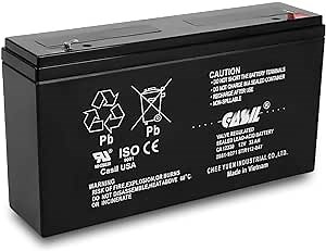 Casil 12V 33Ah F2 Terminal Replacement Battery Compatible with Simplex 2081-9271 Fire Alarm Control Panel