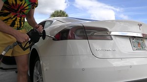 1M views · 11K reactions | Putting an Engine in My Tesla and Taking It to a Gas Station | RossCreations | Facebook