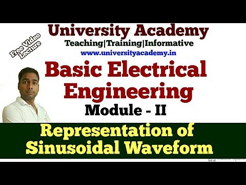 BEE24: Representation of Sinusoidal waveforms | Average and effective values, Form and peak factors