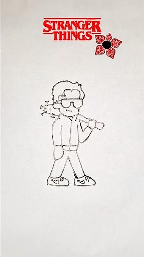 Draw Stranger Things 5 Characters How to draw stranger things Stranger Things 5 drawing draw easy St