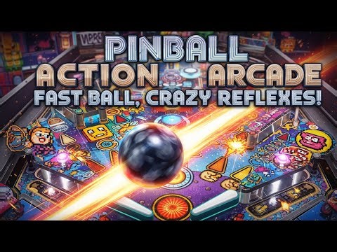 Pinball Action Arcade PC Gameplay – Fast Ball, Crazy Reflexes!