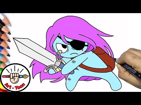 Drawing Pibby from come and learn with Pibby step by step easy