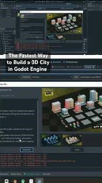 The Fastest Way to Build a 3D City in Godot Engine - Kaykay city builder #godot #citybuilder #3d