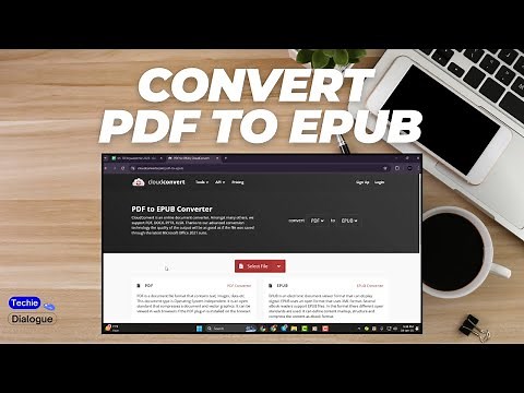 How to Convert PDF to EPUB - Quick Tutorial {2025}