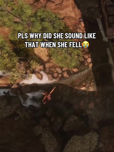 LARA GET UP OMG #laracroft #funny #riseofthetombraider #fyp #viral | lara croft