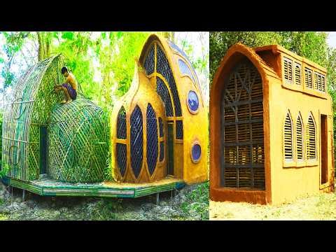 DIY Satisfying: Primitive Construction from Digging to Mud Walls | Amazing Top Full