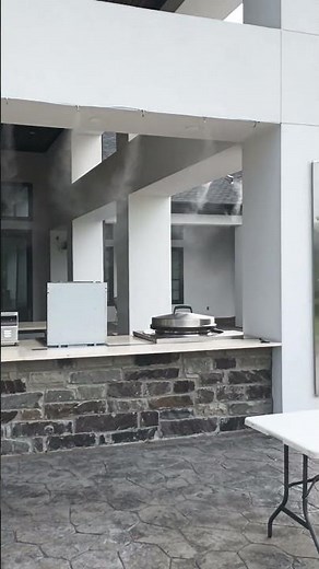 Misting System Installation Houston | Outdoor Kitchen Misting | Houston Misting system | Misting
