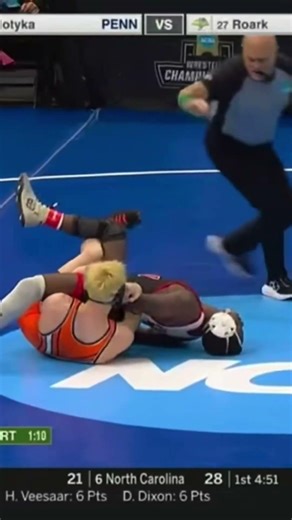 133 | No. 1 Jax Forrest (OKST) with a first period techfall, over No. 17 Davis (GWEB) 16-1.