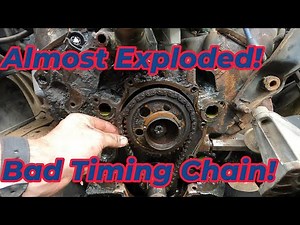Shop truck again. Timing chain. Fun. 86 ford 302 timing chain replacement. Easy. VPT