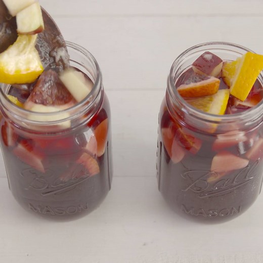 FIREBALL SANGRIA is the best way to spice up your #ThirstyThursday. http://del.sh/6001BUgpT FULL RECIPE: http://del.sh/6007BUgVX | Delish