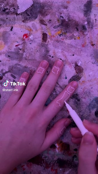 i'm addicted to this white pen #art #drawing #skeleton #skeletonhand #bones #fyp