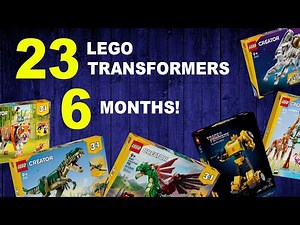 In 6 months, I built 23 LEGO transformers using official LEGO sets ! instructions available!