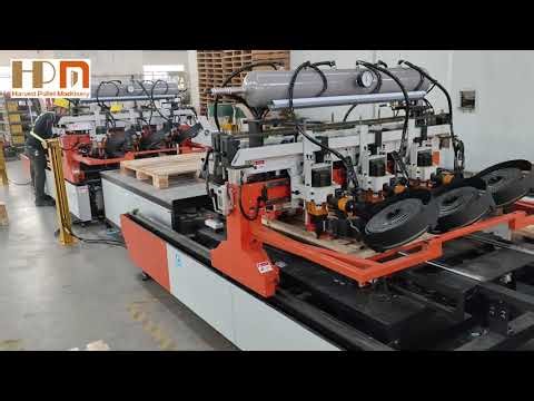 KBJ302-Automatic EPAL Block Pallet Nailing Line