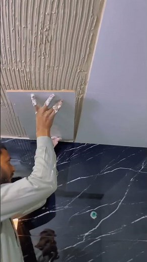 How to Install Tiles on Ceiling Like a Pro | Tile Fixing Tips #TileWork #TileInstallation