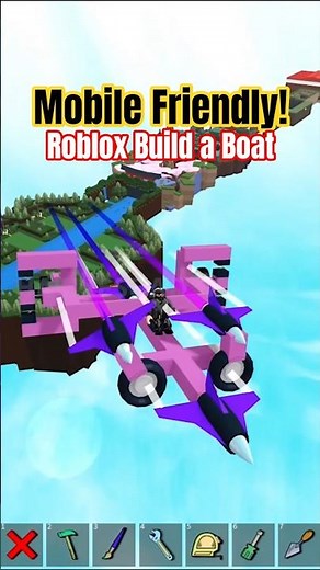 Jet Mechanics Mobile Friendly in Roblox Build a Boat for Treasure! #roblox #babft Airplane