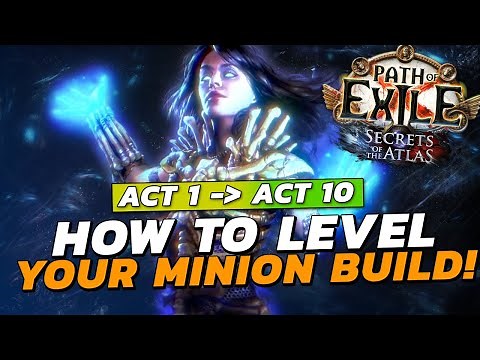 How to Level ANY NECROMANCER MINION BUILD in Path of Exile!