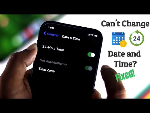 Set automatically date and time greyed out iPhone! [Can't Change Date and Time]