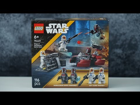 LEGO Star Wars 75449 Siege of Mandalore Battle Pack - LEGO Speed Build Review