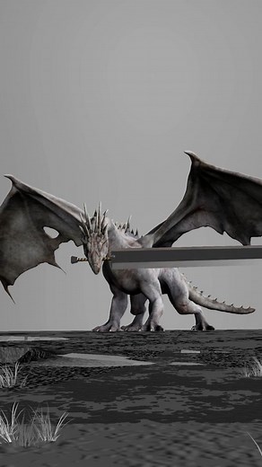Dragon Slayer Dragon, rig by iAnimate