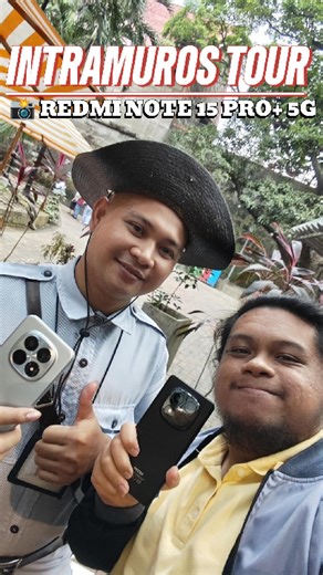 Let's take a quick Intramuros tour through the 200MP lens of the Redmi Note 15 Pro 5G! #REDMINote15Series #ItsTitanTough #REDMITitanQuest #REDMITitanDurability | Gadget Pilipinas