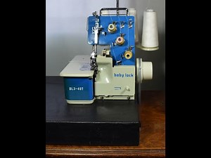 Baby Lock BL3-407 overlock machine as a treadle