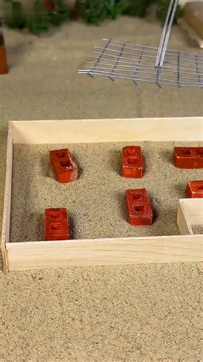 Mini Building on Instagram: "Do you want to own a set of such miniature buildings? #DIY #HouseBuilding #MiniatureModel #Handmade""